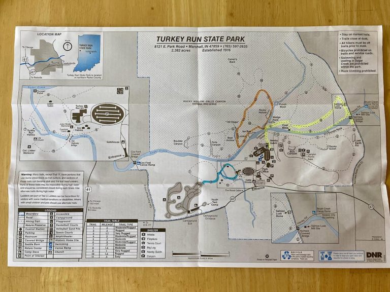 Turkey Run State Park (Indiana): Best for Hiking and Fall Activities